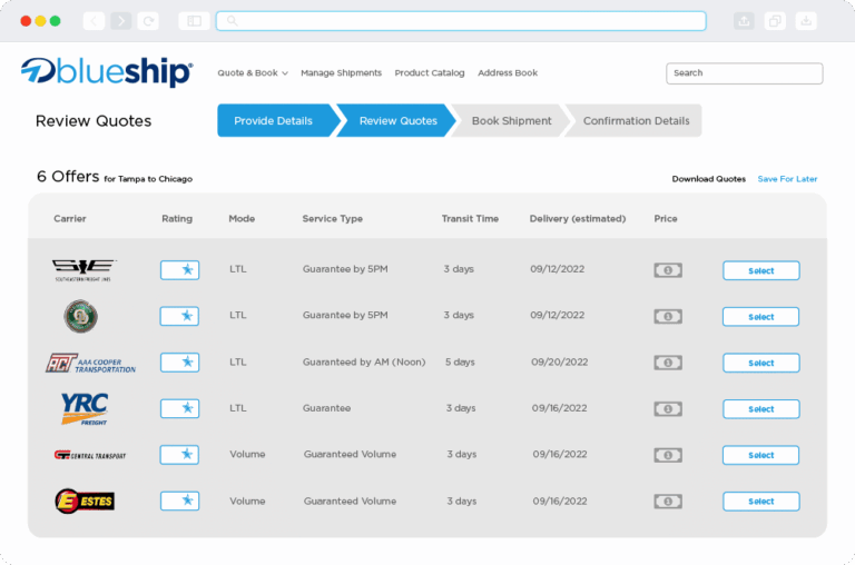 BlueShip® TMS - Bluegrace Logistics